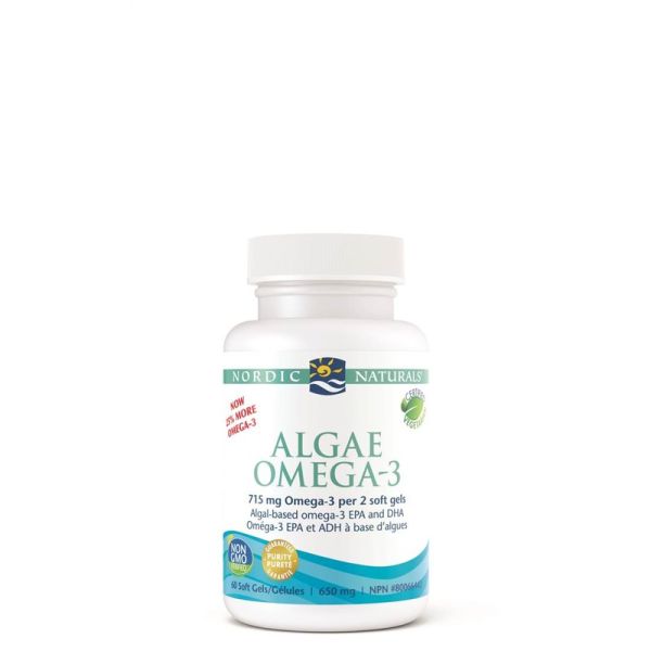 Nordic Naturals Algae Omega, 60's Softgels